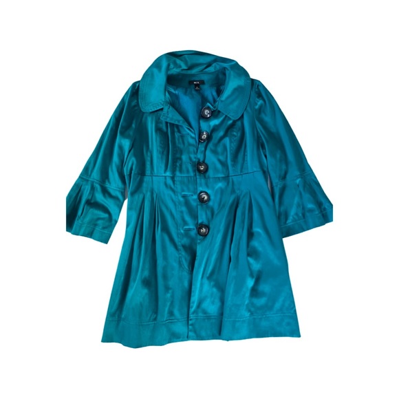 BCX | Jackets & Coats | Silky Short Fancy Dress Coat | Poshmark